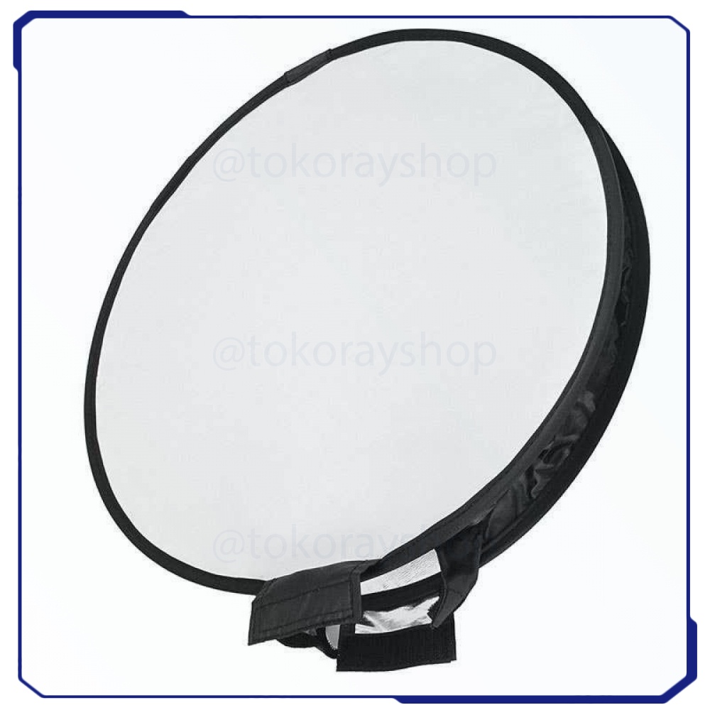 Jual Universal Portable Round Softbox Flash Diffuser 40 cm - PU5145 ...
