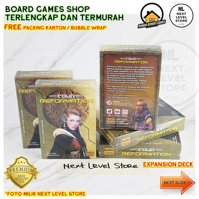 Jual Coup Reformation Board Games Expansion Game - FREE PACKING KARTON ...