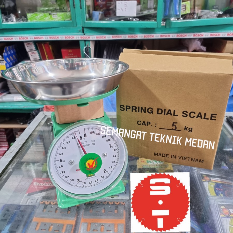 Jual 5kg TIMBANGAN JARUM DUDUK LAUNDRY MANUAL 5 kg 5kg NHON HOA VIETNAM ORI | Shopee Indonesia