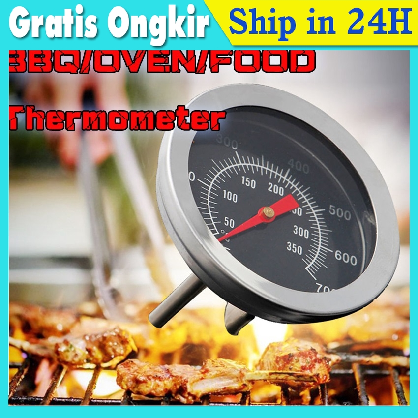 Jual Analog thermometer / Termometer payung mini bimetal untuk oven gas ...