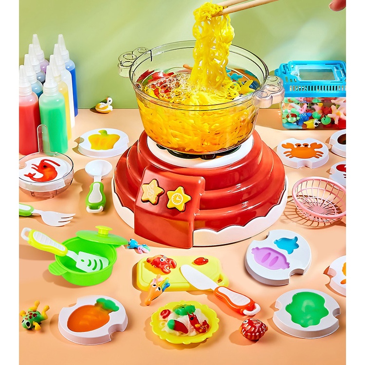 Jual [LOGU] Mainan DIY cetakan jelly hotpot, Jelly crystal mould ...