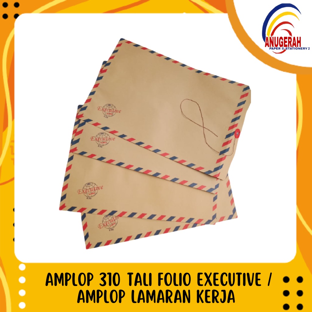 Jual AMPLOP 310 TALI FOLIO EXECUTIVE / AMPLOP LAMARAN KERJA (PAK) | Shopee Indonesia