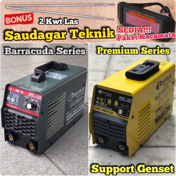 Jual Mesin Las 120A 450 Watt Benz Trafo las Inverter Hemat Listrik 450 Watt - Daeggu | Shopee ...