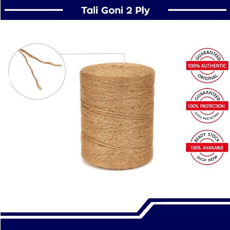 Jual TALI RAMI /TALI GONI 2 PLAY/ ROPE/JUTE ECERAN METERAN | Shopee ...
