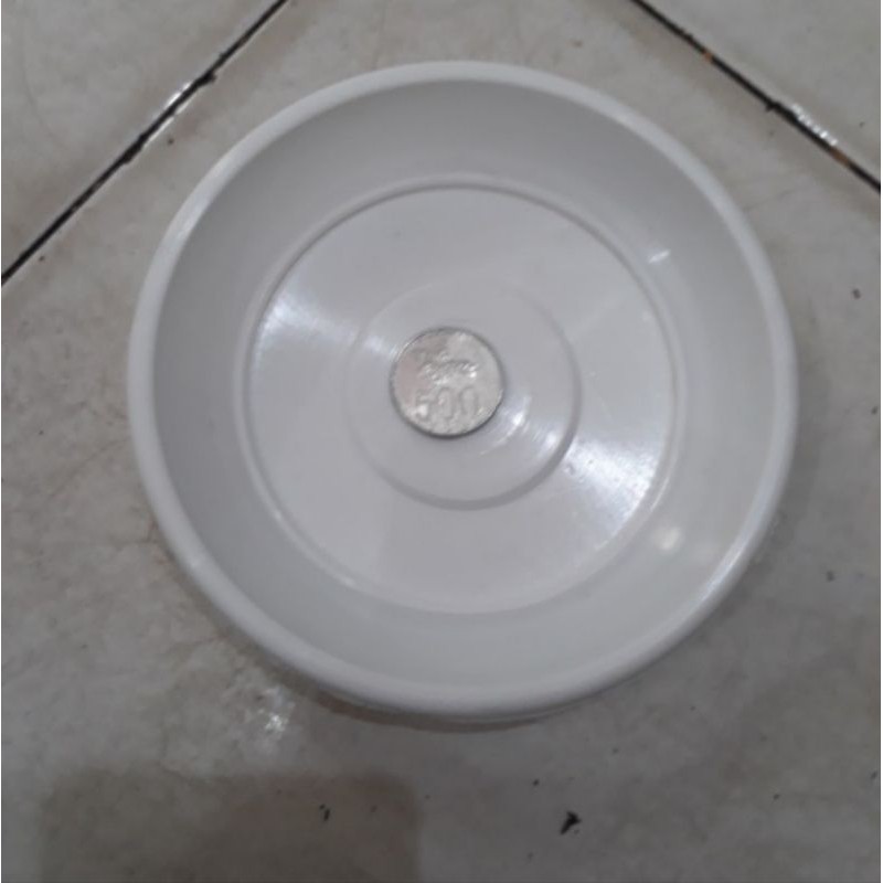Jual Alas pot 14 cm putih, untuk pot ukuran diameter bawah 12 cm ...