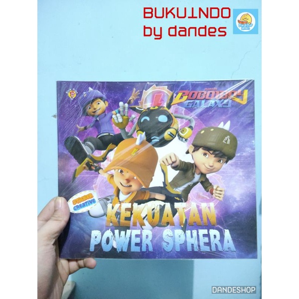 Jual Boboiboy Galaxy Sticker Creative _ Buku Anak Seri menempel stiker ...