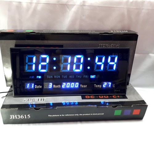 Jual JD- 3615 Jam Digital LED Clock Dinding Meja Kalender Alarm Smart ...