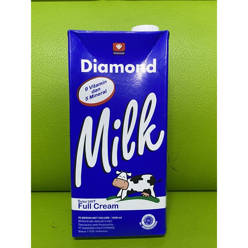 Jual Diamond Susu UHT Full Cream 1 liter | Shopee Indonesia