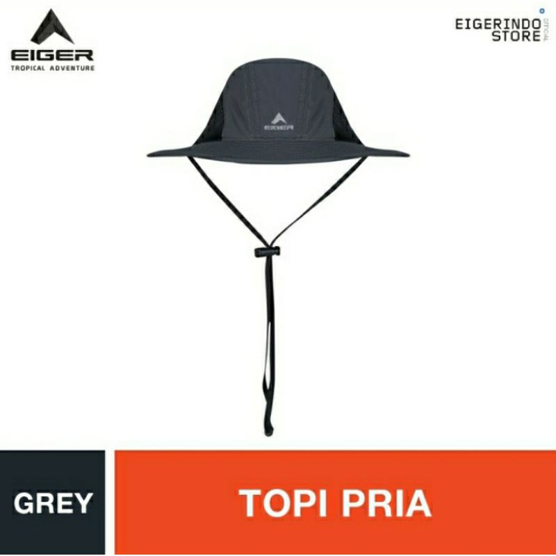 Jual Topi Lebar Mekongga Grey | Shopee Indonesia