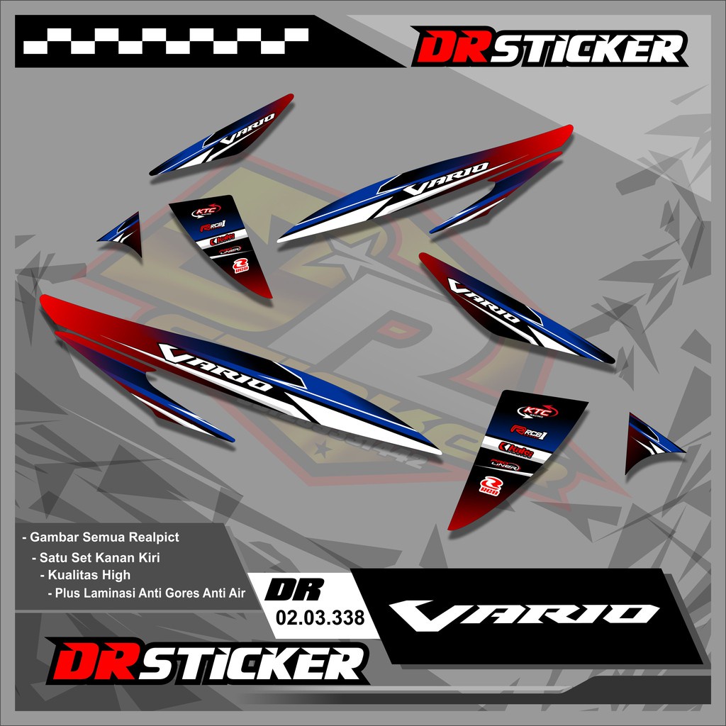 Jual OR 152 Striping Vario 110 Cw - Sticker variasi LIst Vario 110 Cw ...