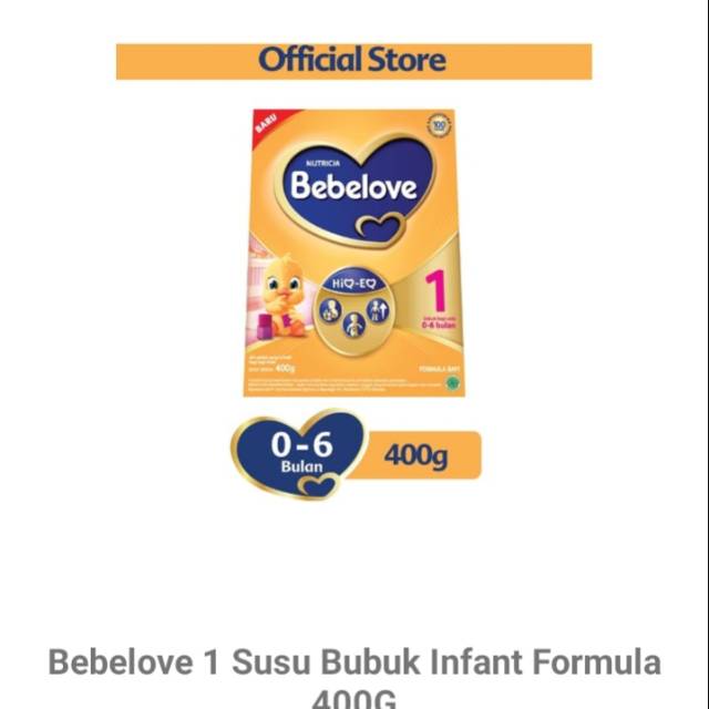 Jual BEBELOVE 1 SUSU FORMULA 400 GRAM | Shopee Indonesia