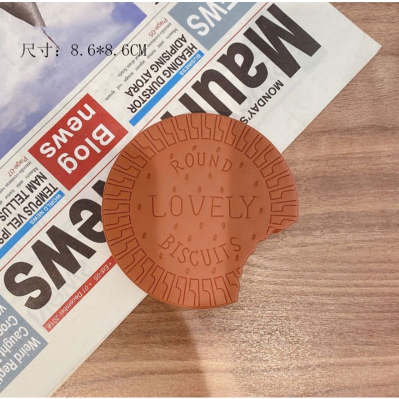 Jual Buku catatan kecil bentuk biskuit coklat notebook kecil lucu ...