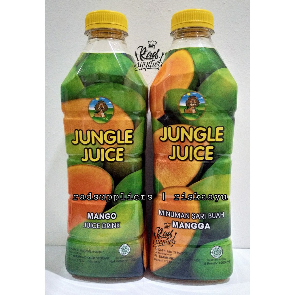 Jual Diamond Jungle Jus MANGGA kemasan botol 1Liter, BEST SELLER, BEST ...