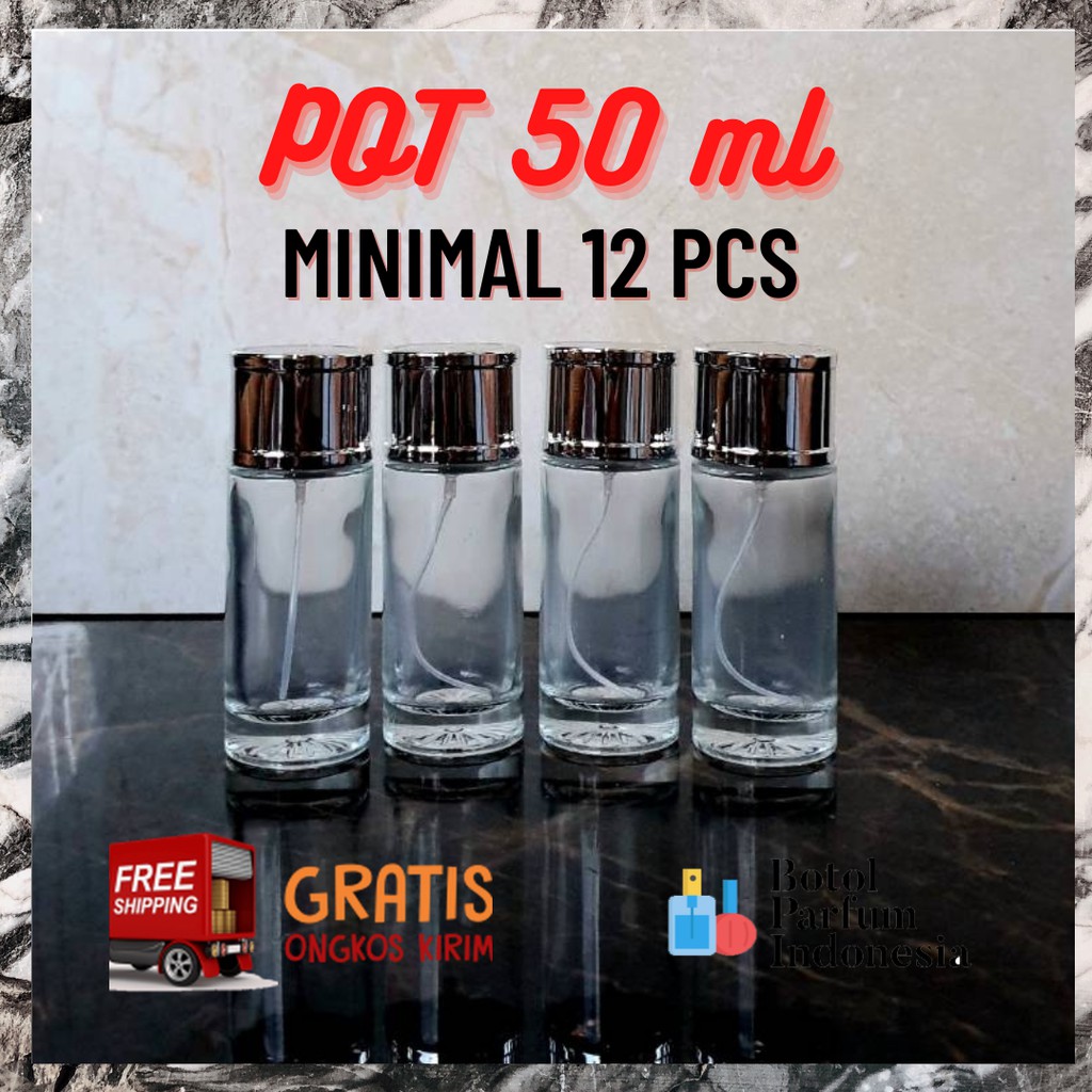 Jual BOTOL PARFUM KOSONG SPRAY KACA 50 ML (POT 50 ML) | Shopee Indonesia