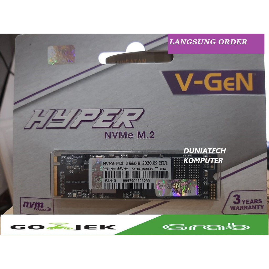 Jual SSD M.2 256gb NVMe V-GeN | Solid State Drive M2 PCIe 256 GB VGEN ...