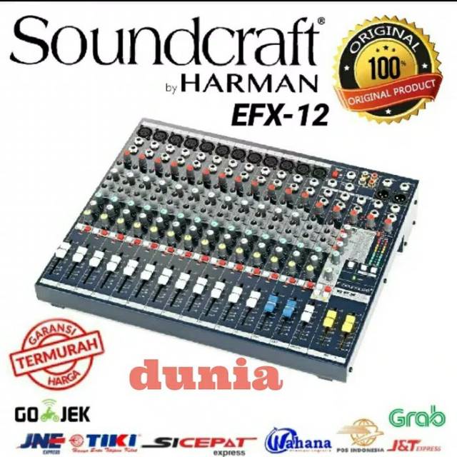 Jual Mixer Soundcraft EFX 12 Original - 12 Channel | Shopee Indonesia