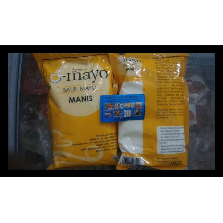 Jual Mayo Mayonaise Original Sweet 1Kg Omayo. Sumber Frozen Makmur ...
