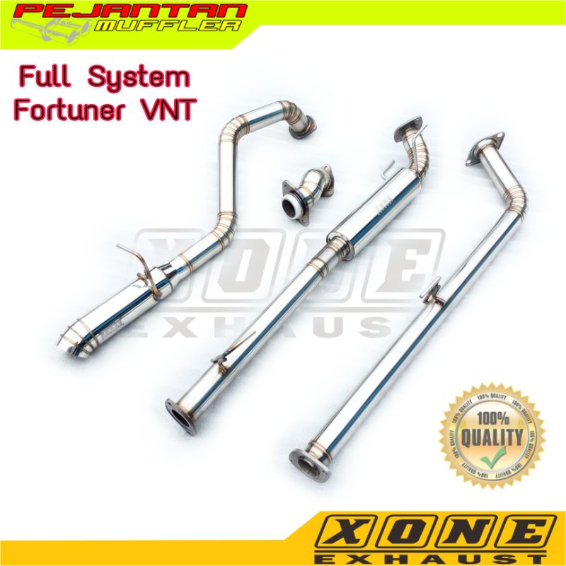 Jual Knalpot Full system Fortuner VNT Hilux VNT dobel kabin XONE ...