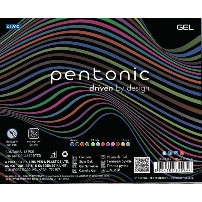 Jual Pentonic Gel Driven 12 Color | Shopee Indonesia