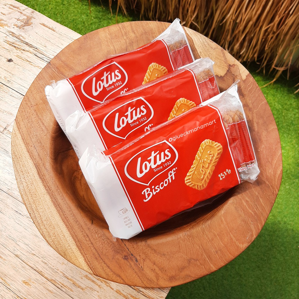 Jual Lotus Biscoff Biscuit / Biskuit Lotus 25 pcs 156gr | Shopee Indonesia