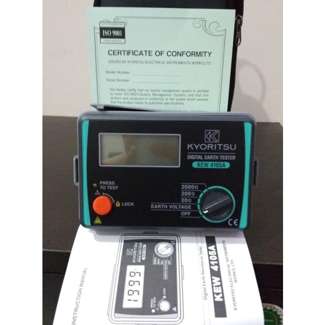 Jual Digital Earth Grounding Tester Kyoritsu 4105A | Shopee Indonesia