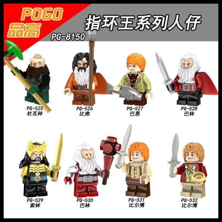 Jual Bain Son Of Bard Pg527 Hobbit Lotr Minifigure Brick Pg8150 ...