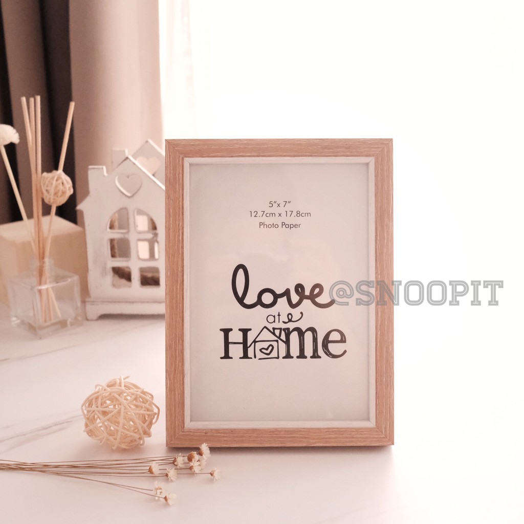 Jual Bingkai Foto Rustic Frame Kayu Dekorasi Meja Properti Foto Vintage ...