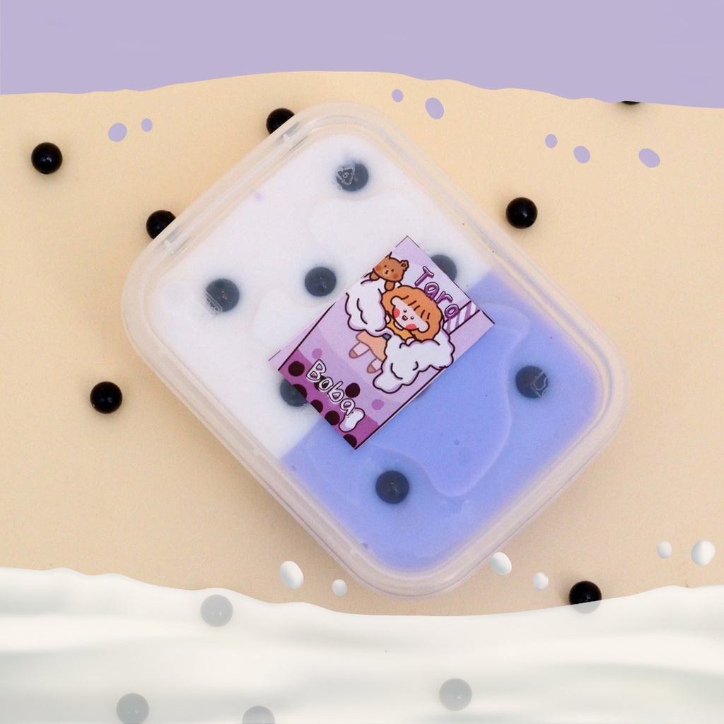 Jual Slime Boba Variasi Dessert Box Slime Tofu Wangi Topping Sprinkels ...