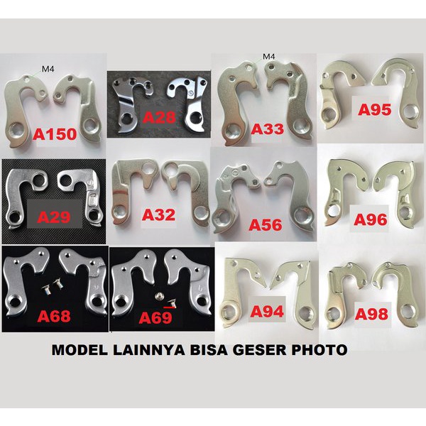 Jual DROP OUT REAR END A ANTING HANGER RD KUKU MACAN UNTUK POLYGON ...