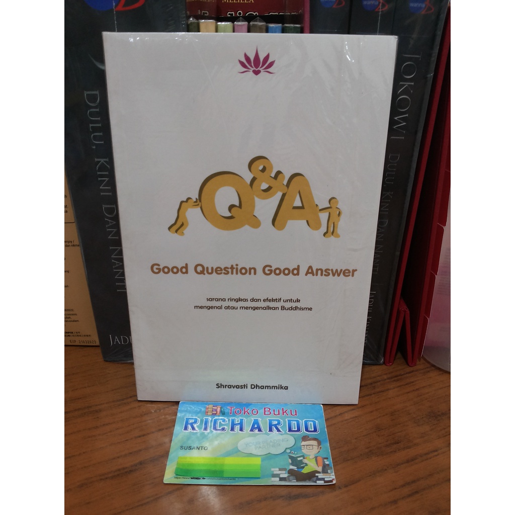 Jual Buku Good Question Good Answer --- Shravasti Dhammika | Shopee ...