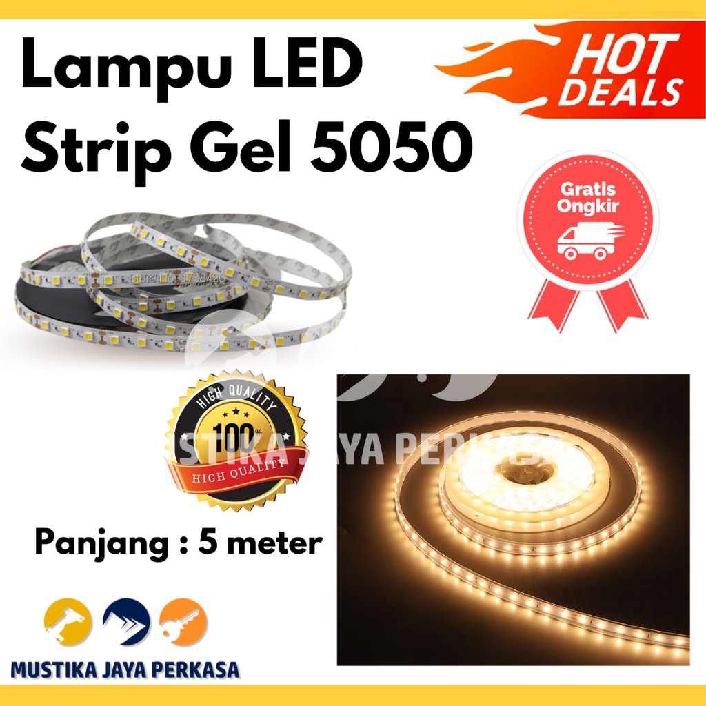 Jual Lampu LED Strip Gel 5050 | Shopee Indonesia