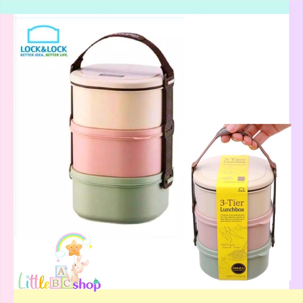 Jual LocknLock 3tier Lunch Box / Lock&Lock tempat makan anak | Shopee ...