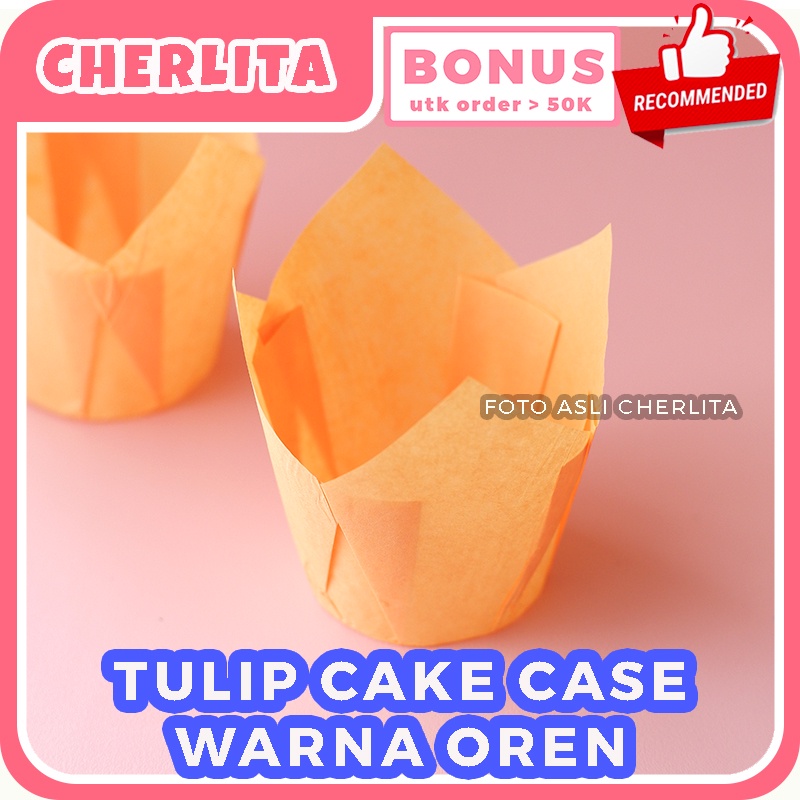 Jual Tulip Cake Case Kertas Kue Model Tulip Mekar Paper Cup Tulip Case ...