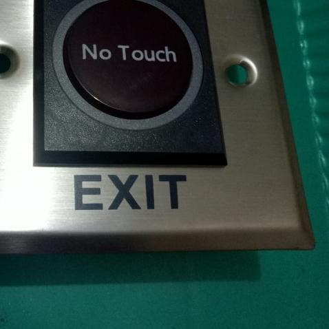 Jual exit release rte push button no touch Infrared contactless ...