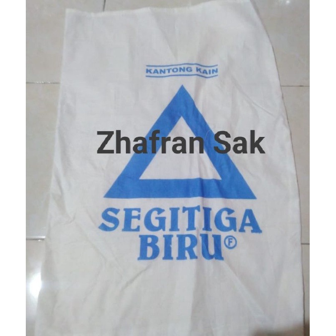 Jual Karung Gandum/Kantong Gandum Segitiga Biru/Karung Kandi | Shopee ...
