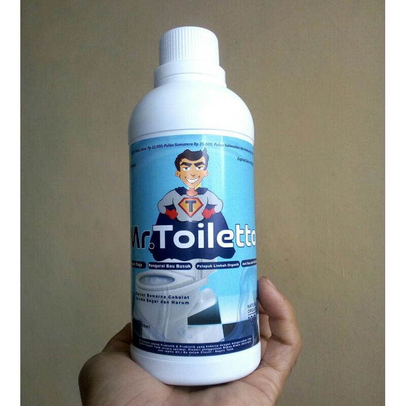 Jual Mr. TOILETTO Cair 500 ml, Kuras WC Pengurai Tinja Limbah Organik ...