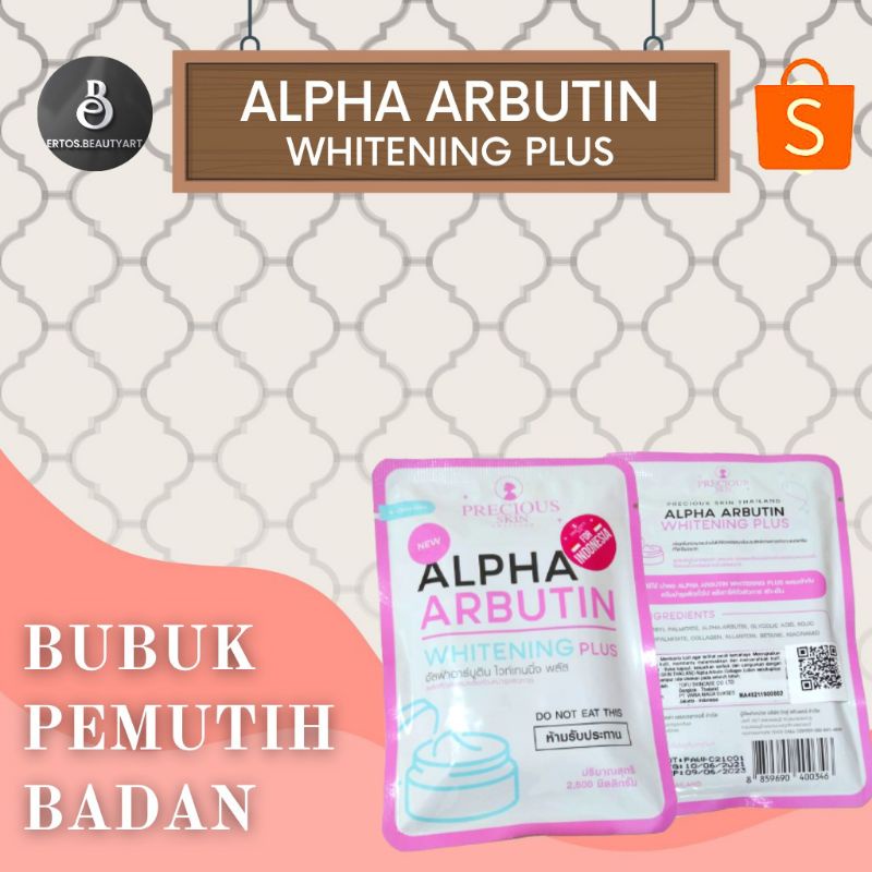 Jual Precious Skin Alpha Arbutin Whitening 3 Plus | Powder Pemutih ...