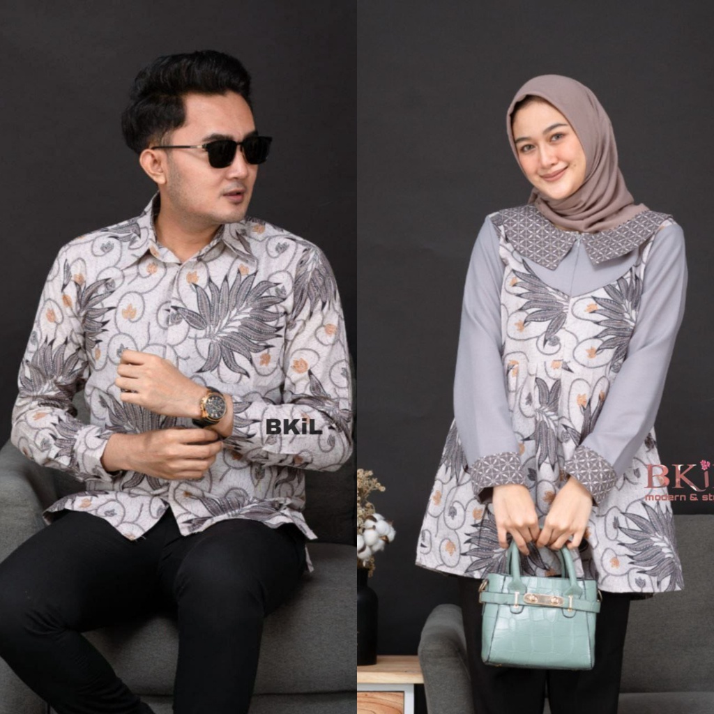 Jual Putrajaya Baju Batik Couple Modern Sarimbit Batik Pasangan Motif ...