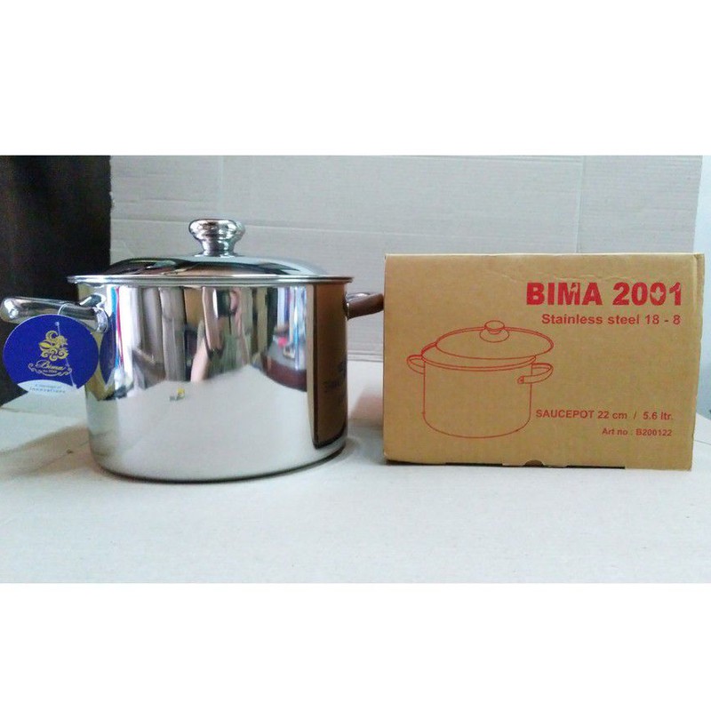 Jual PANCI BIMA Saucepot Element 22 CM STAINLESS STEEL SS304 | Shopee ...