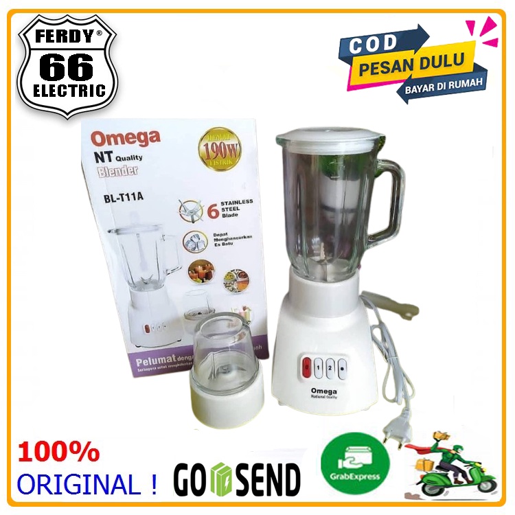 Jual Blender Listrik T11A (Tabung Gelas) Merk Viva / Omega 2 IN 1 ...