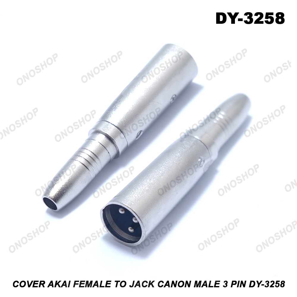 Jual Cover Akai Female to Jack Canon Male 3 Pin DY-3258 | Shopee Indonesia