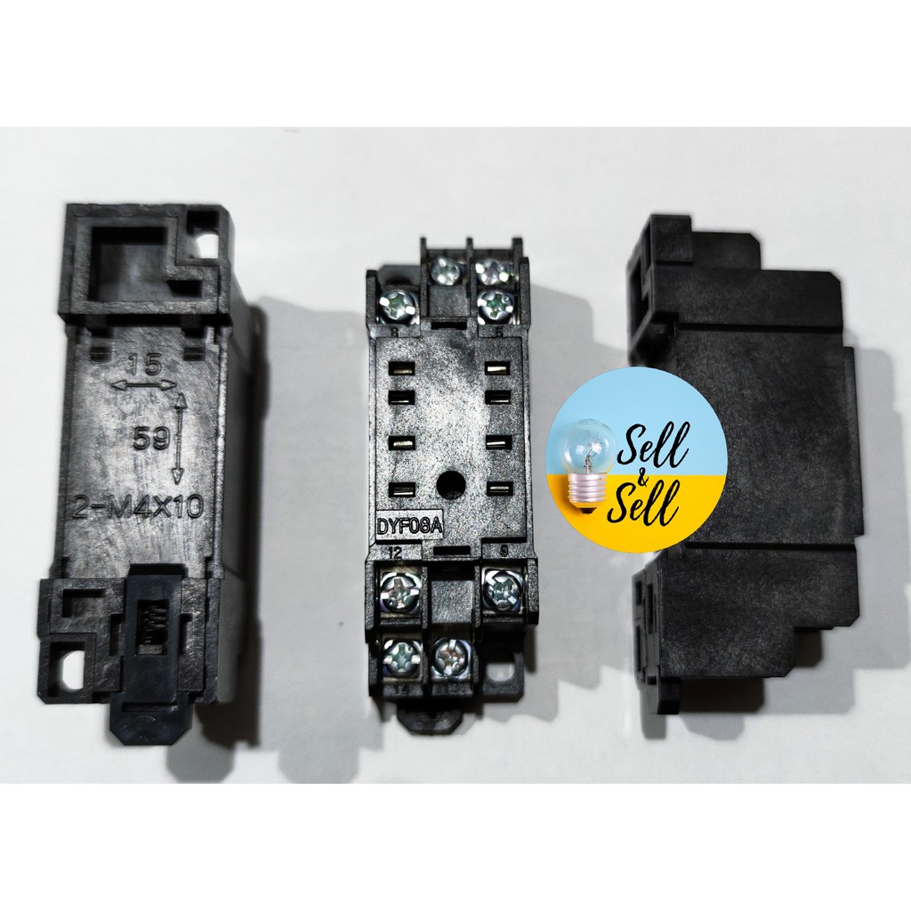 Jual Socket Relay DYF-08A / Soket Relay DYF08A/PYF08A / Kaki Relay MY2N ...