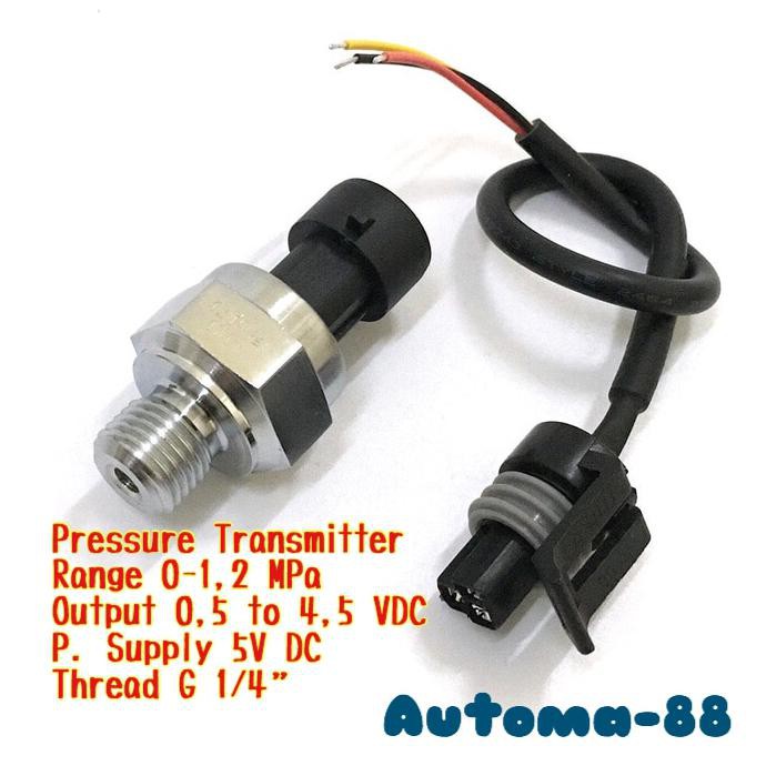 Jual GROSIR PRESSURE TRANSMITTER DC 5V SENSOR TEKANAN 1,2 MPA 0-174 PSI ...