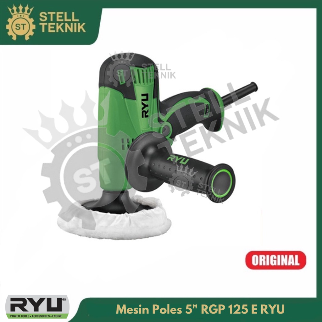 Jual Mesin Poles / Polisher 5" Inch RGP 125 E RYU Asli | Shopee Indonesia