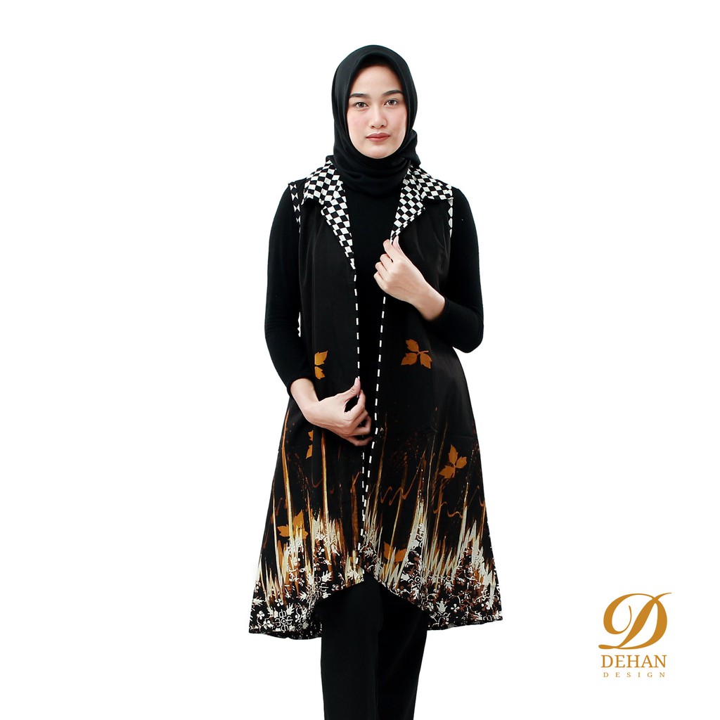 Jual BATIK DEHAN DESIGN OUTER BATIK WANITA DAUN MAPLE PREMIUM CLASS ...