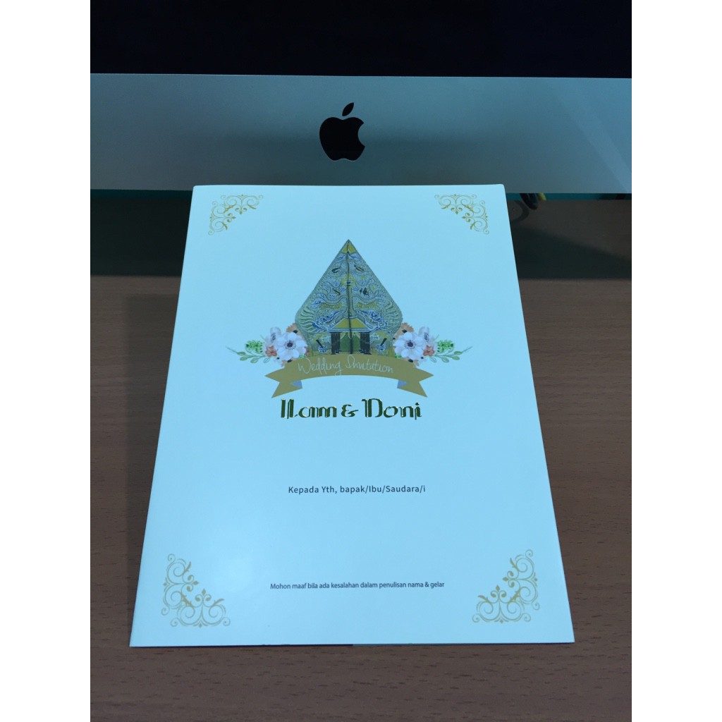 Jual Undangan Pernikahan Softcover Wayang | Shopee Indonesia