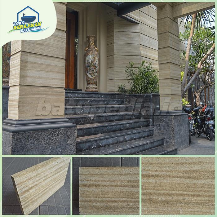 Jual Batu Alam Dinding Bali Brown Motif Seperti Marmer Khusus Untuk ...