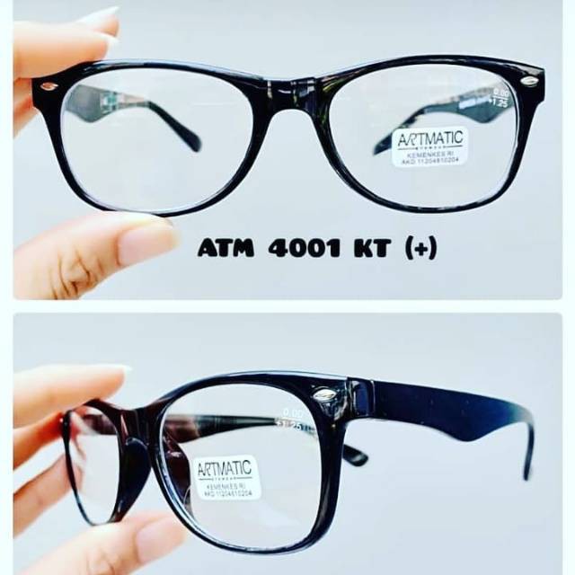 Jual Kacamata Baca Plus Oval lensa putih ATM 400 + 100 /+ 400 | Shopee ...