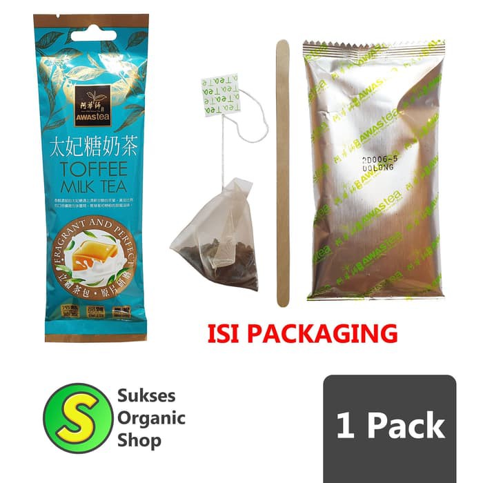 Jual Toffee Milk Tea Set / Teh Premium Rasa Karamel | AWAStea Taiwan ...