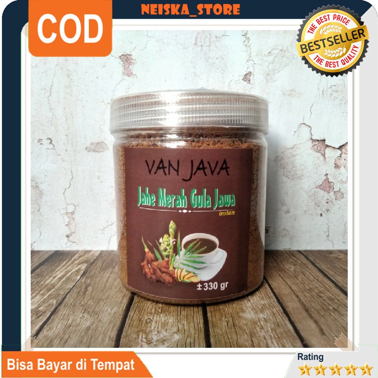Jual Jahe Merah Gula Jawa (Aren) VAN JAVA 330 Gram Minuman Sehat Alami ...